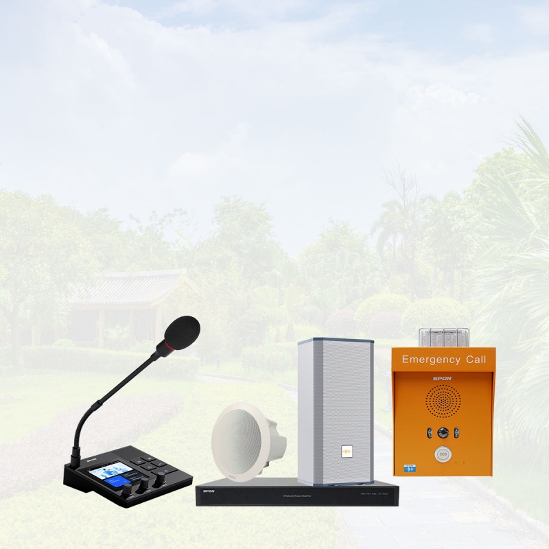 Smart IP PA Intercom สำหรับสถานที่ท่องเที่ยว