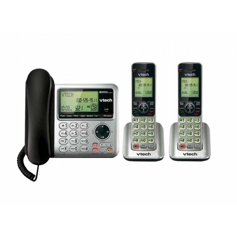 VTech-CS6649-โทรศัพท์ไร้สาย-โทรศัพท์มีสาย-ระบบตอบรับอัตโนมัติ