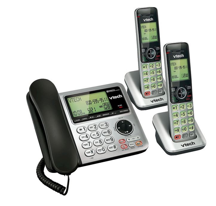 VTech-CS6649-โทรศัพท์ไร้สาย-โทรศัพท์มีสาย-ระบบตอบรับอัตโนมัติ